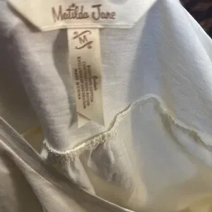 Matilda Jane | Tops | Matilda Jane Cream And Blue Tiered Tank The ...